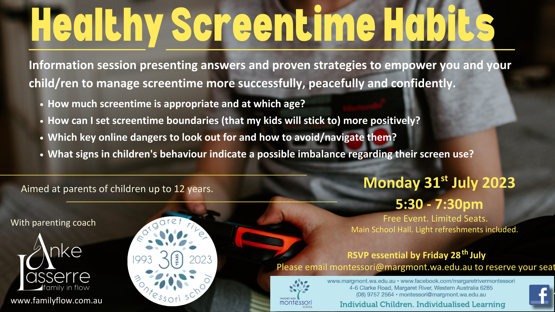 Information Night : Healthy Screen Time Habits